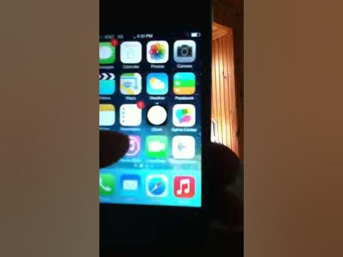 iPhone screen messed up -.- - YouTube