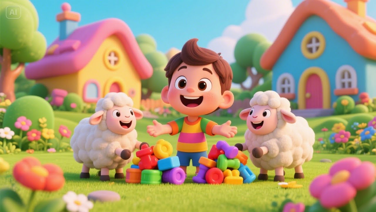 Sharing Sheep – Baa Baa Remix | Popular Nursery Rhyme | Educational ...