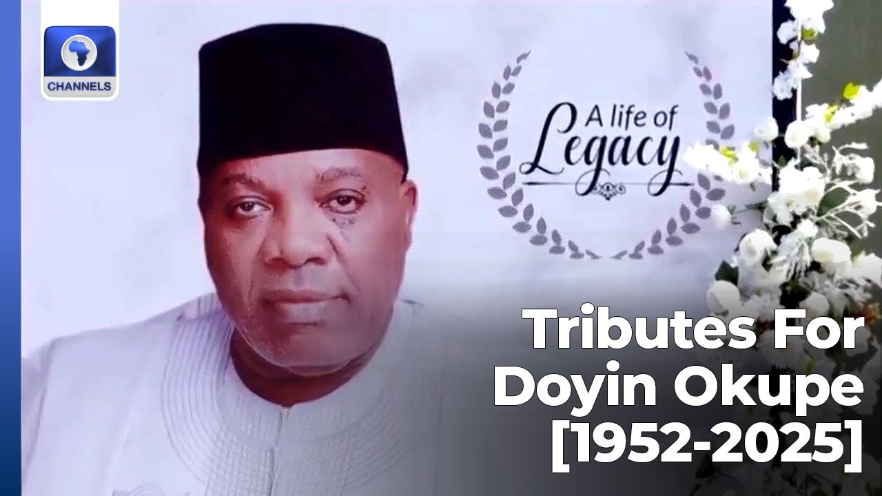 Dignitaries Join As Family Lay Doyin Okupe To Rest In Ogun State - YouTube