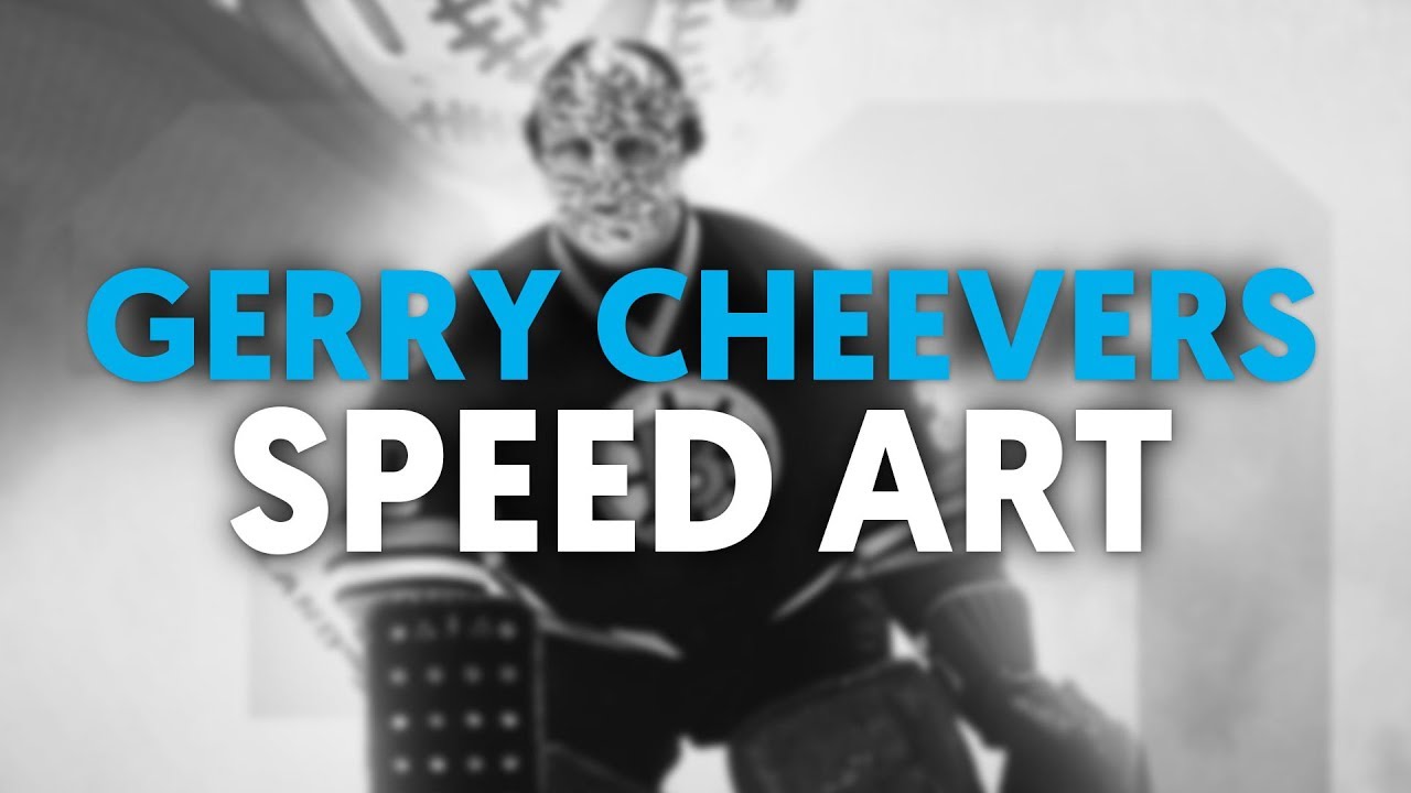 Gerry Cheevers Speed Art - YouTube