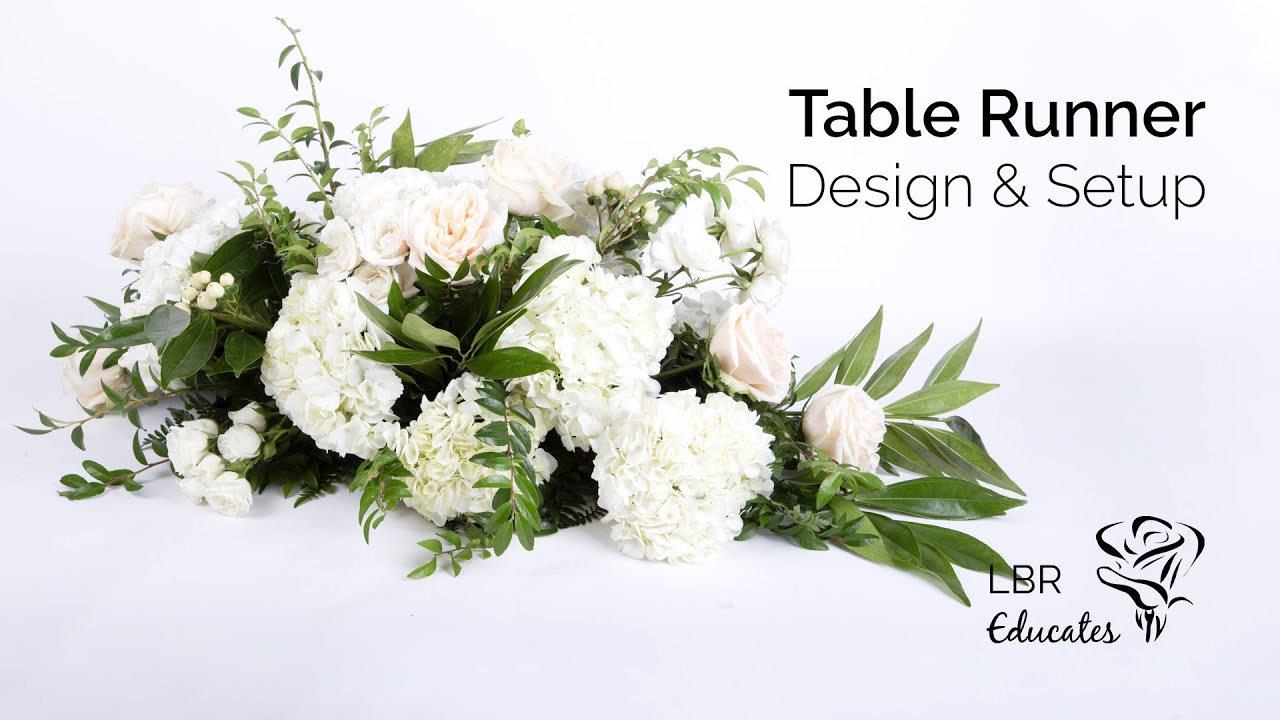 How to Create a Floral Table Runner Centerpiece - YouTube