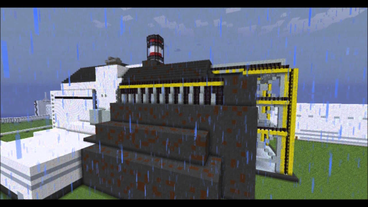 Minecraft Chornobyl construction of the sarkophagus and in 2012 (Watch ...