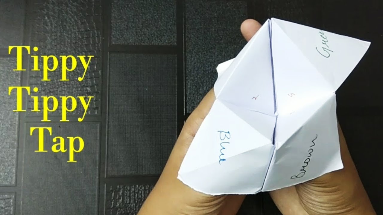 How To Make Tippy Tippy Tap /Paper Chatter Box Making- Shikha Vibes ...