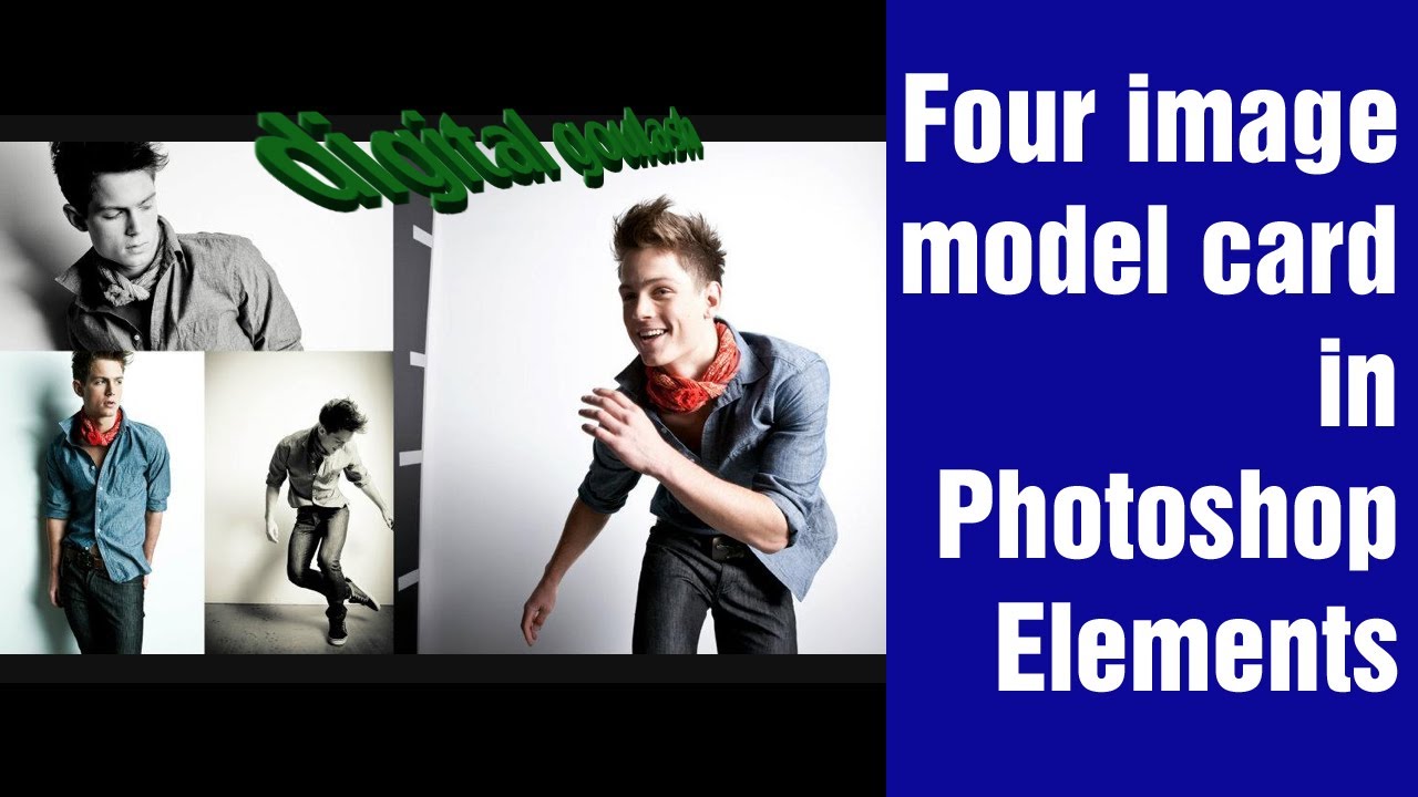 Learn Photoshop Elements - Learning Layers to create a 4 picture model ...