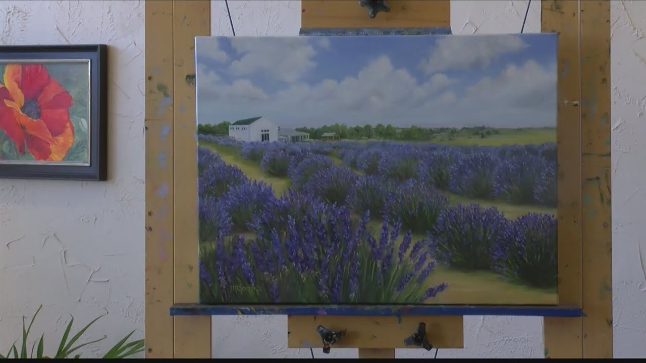 Marsha Clements Art to host 'Painting Lavender' on Saturday - YouTube