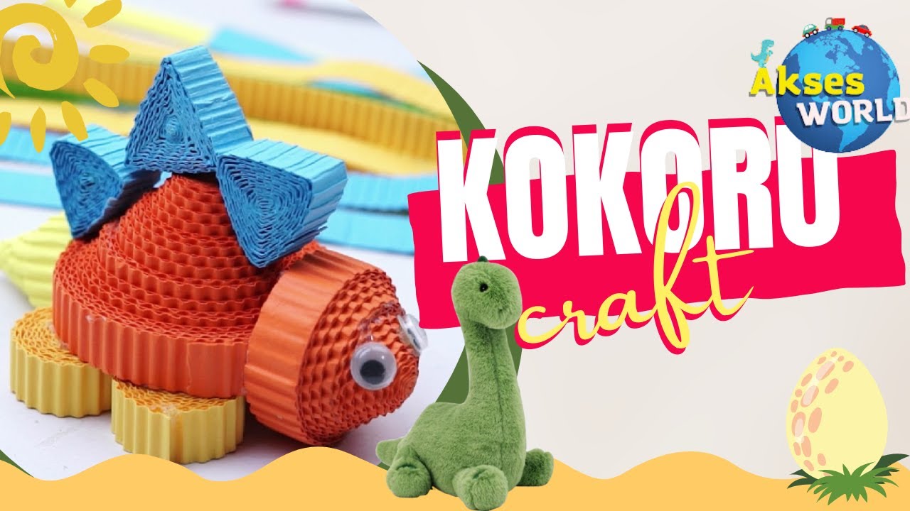 CREATE A DINOSAUR USING KOKORU CRAFT - YouTube