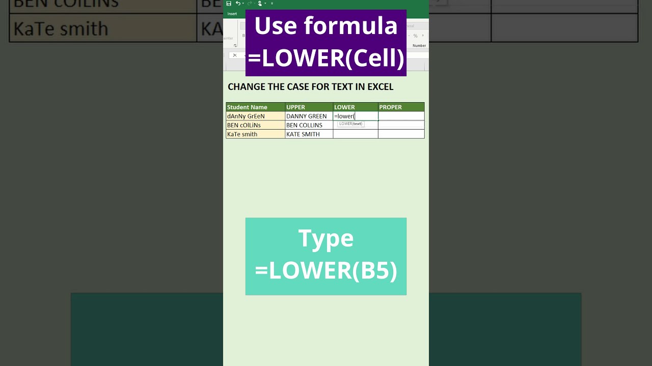 How To Change Case Of Text In Excel Upper Lower Proper Function How To Change Case Of Text In Excel Upper Lower Proper Function