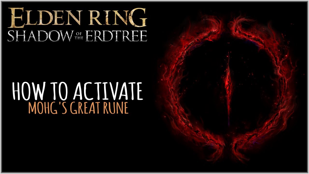Elden Ring | How to activate Mohg's Great Rune - YouTube