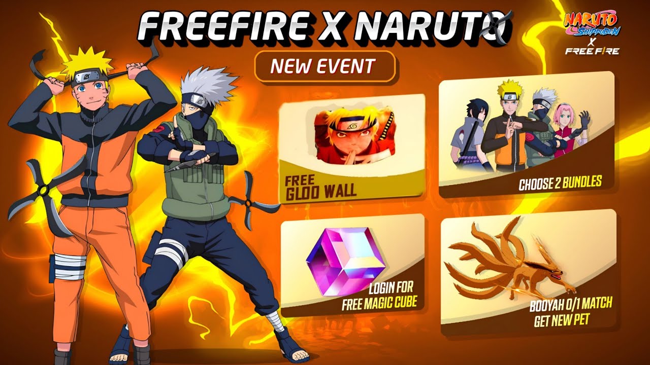 Free Fire x Naruto Event Free Fire | Free Fire India Launch Date |Free ...