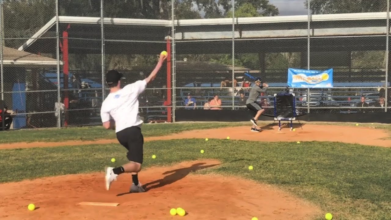 Playing Blitzball Against MLB Players - YouTube