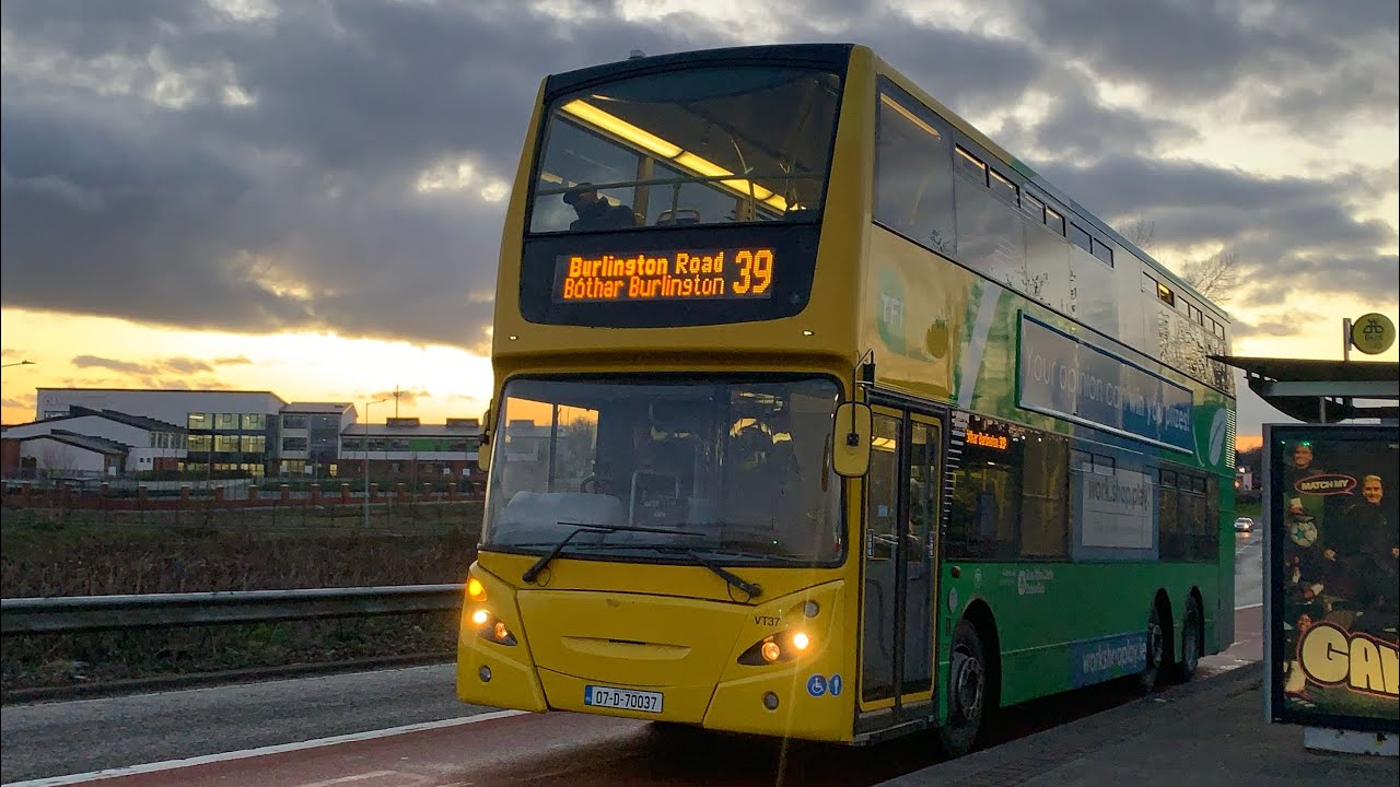 *FAST DRIVER* | Dublin Bus | Enviro500 B9TL VT37 | Service 39 to ...