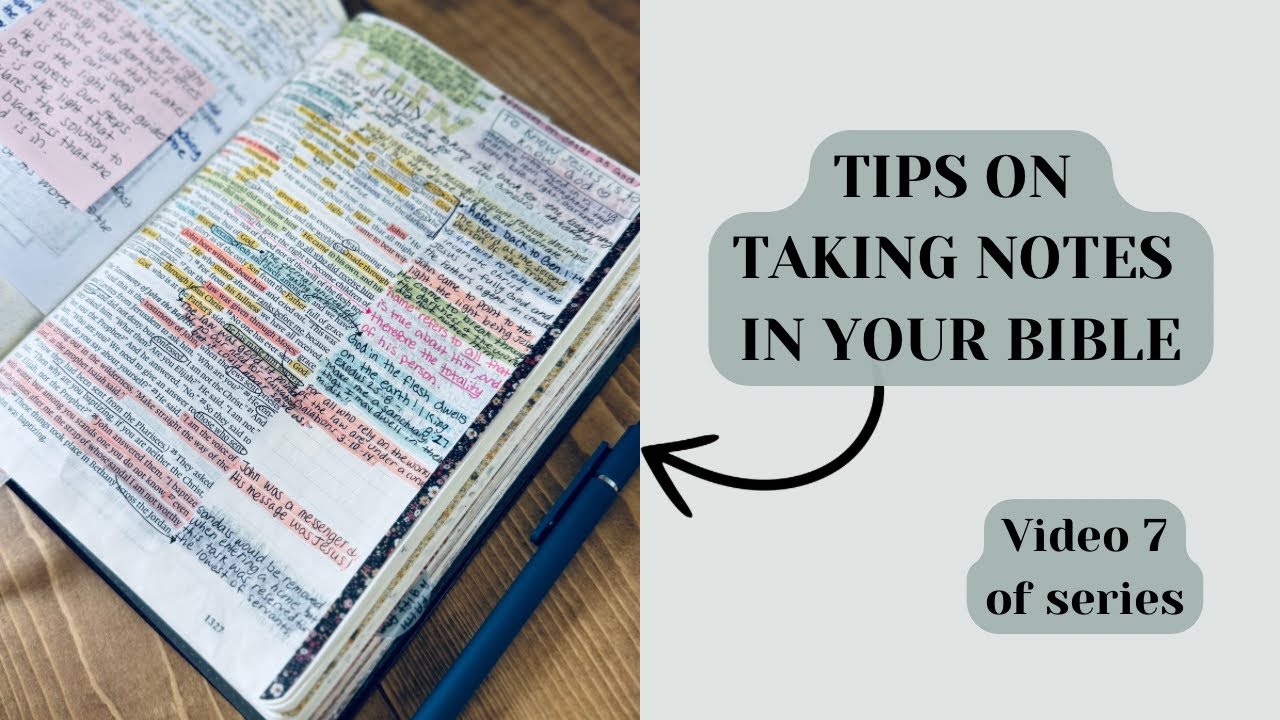 What to Take Notes on In Your Bible! | Bible Study Tips | Note Taking ...