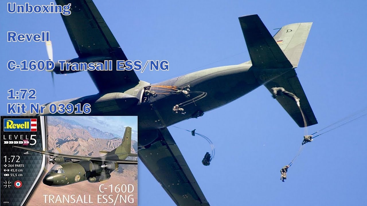 Revell C-160D Transall 1:72 Kit Nr 03916 - YouTube