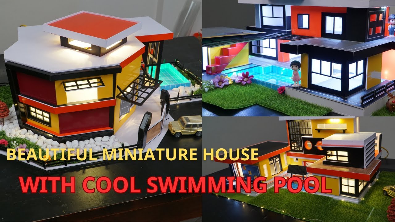 BEAUTIFUL MINIATURE HOUSE WITH COOL SWIMMING POOL - SUMMARY OF HOW TO ...