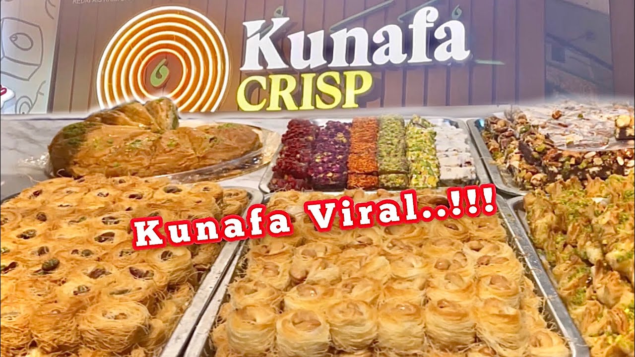 KUNAFA CRISP, PAPA KANAFA Bukit Bintang.. Aiskrim Pistachio Kunafa ...