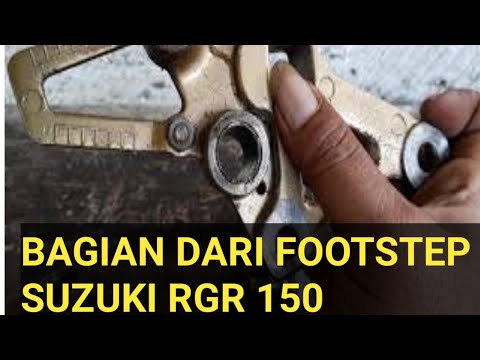 PEMASANGAN PEDAL REM SUZUKI RGR | BREKET PEDAL RGR ORIGINAL - YouTube