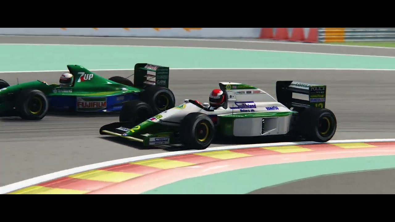 Lotus 102B 1991 Race @Spa-Francorchamps - YouTube
