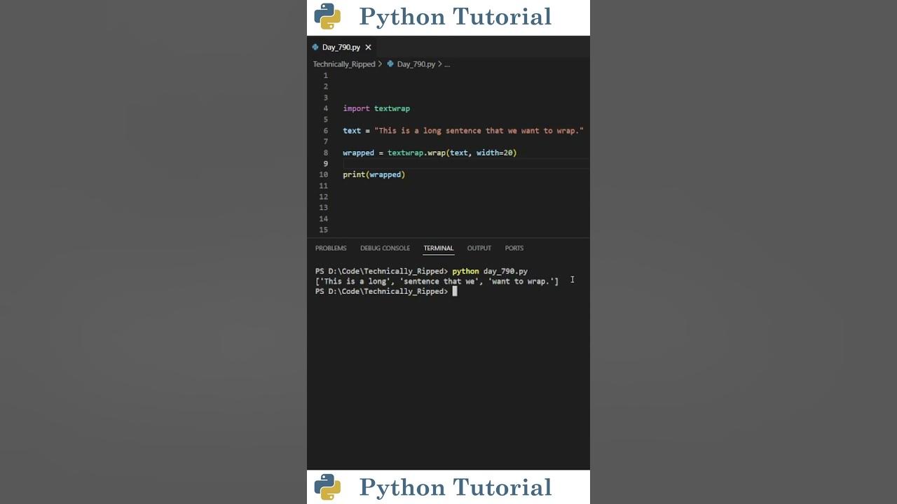 The Easiest Way to Split Text by Length | Python Tutorial - YouTube