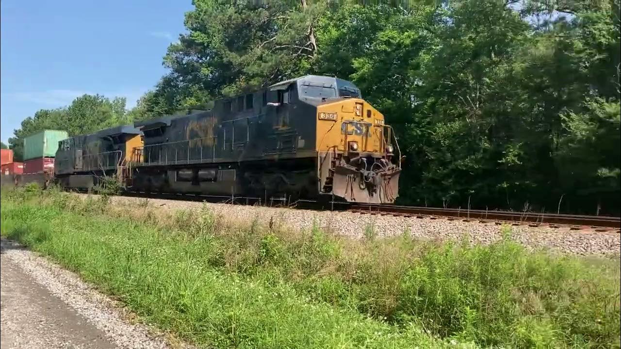 Short CSX I038 Double Stack Train NB Buddy is back!!! - YouTube