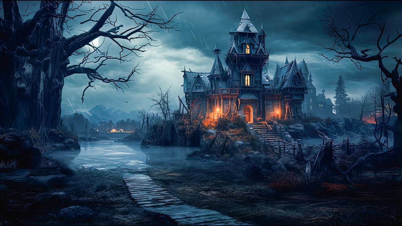 Spooky Halloween Instrumental Music 👻 Haunted Castle Halloween Ambience ...