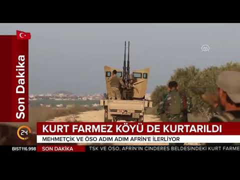 TSK ve ÖSO #ZeytinDalıHarekatı kapsamında Kurt Famez köyünü de terörden temizledi