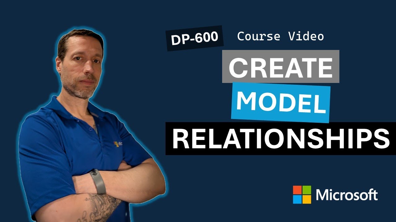 Module: Create Power BI model relationships DP-600 - YouTube