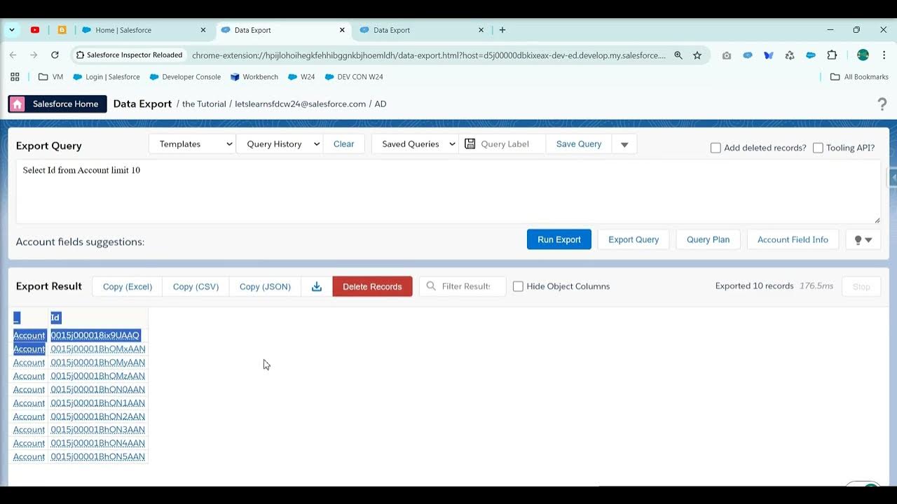 Using IN vs NOT IN in Query #inSalesforce - YouTube