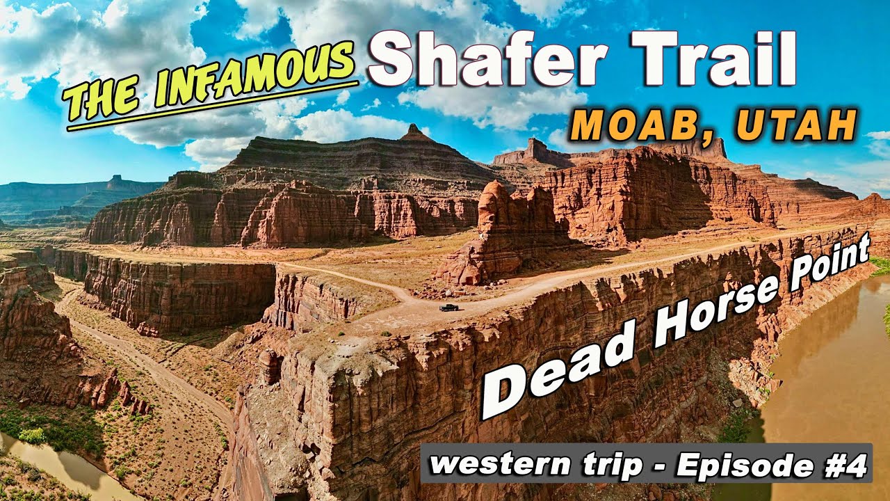 Driving the Infamous "Shafer Trail" in Moab, Utah | Dead Horse Point | Gemini Bridges - YouTube