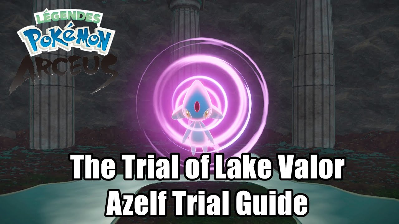 Pokemon Legend Arceus : The Trial of the Lake Valor Guide - YouTube