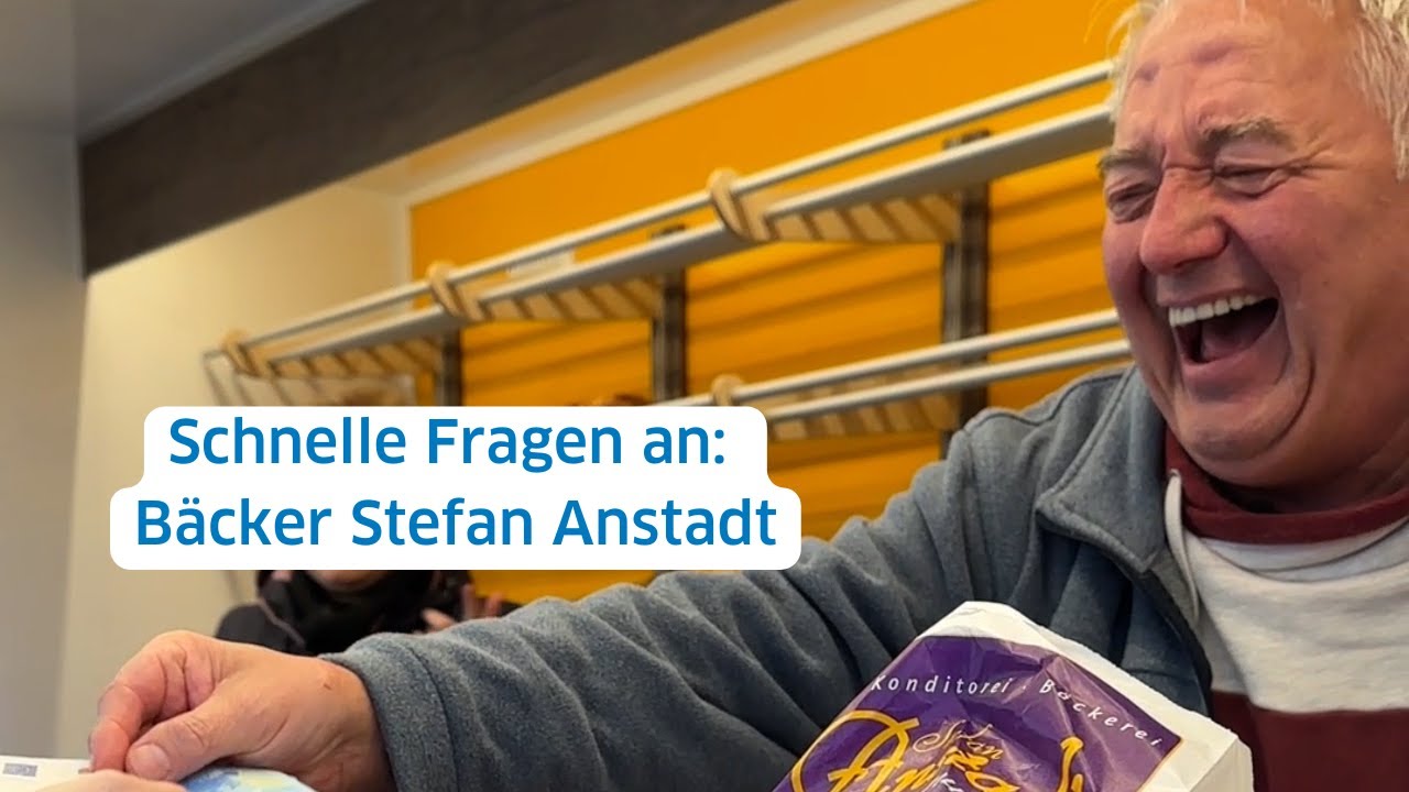 Marktgeschichte: Bäcker Stefan Anstadt - YouTube