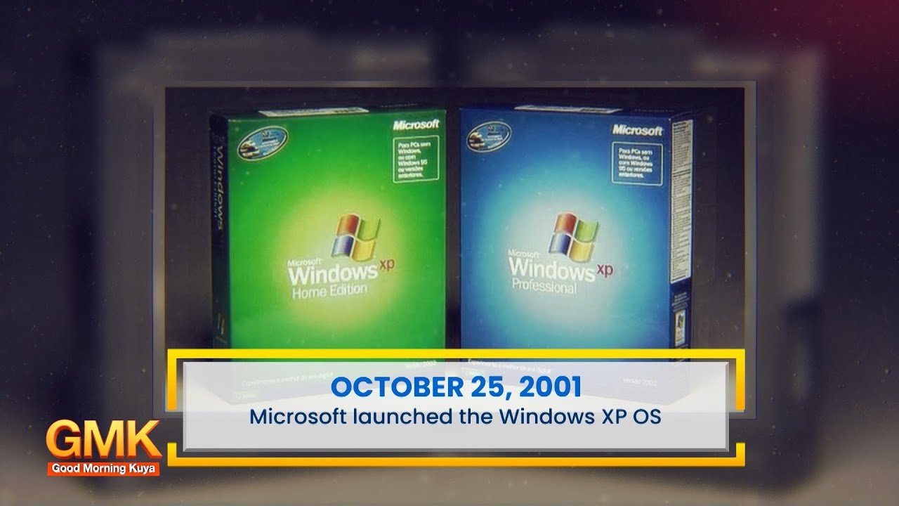 Microsoft Launched the Windows XP OS | Today in History - YouTube