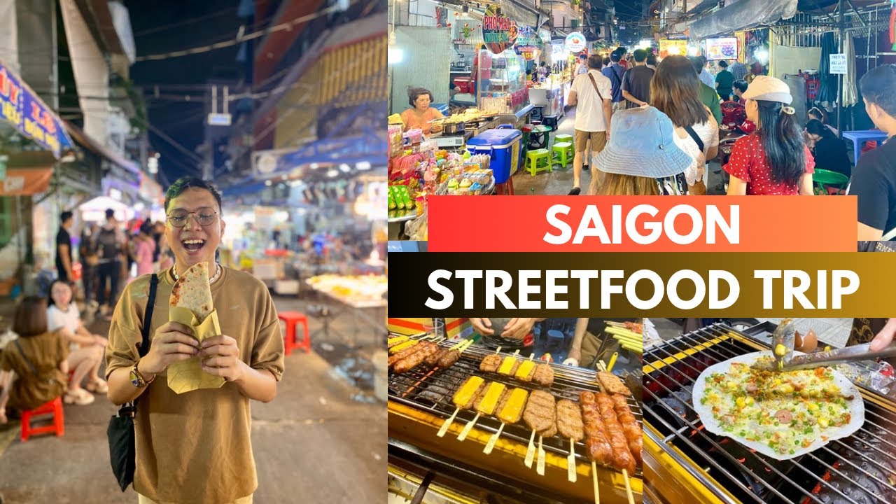Best Streetfood Market in Ho Chi Minh Vietnam | Indochina 10-Day Trip ...