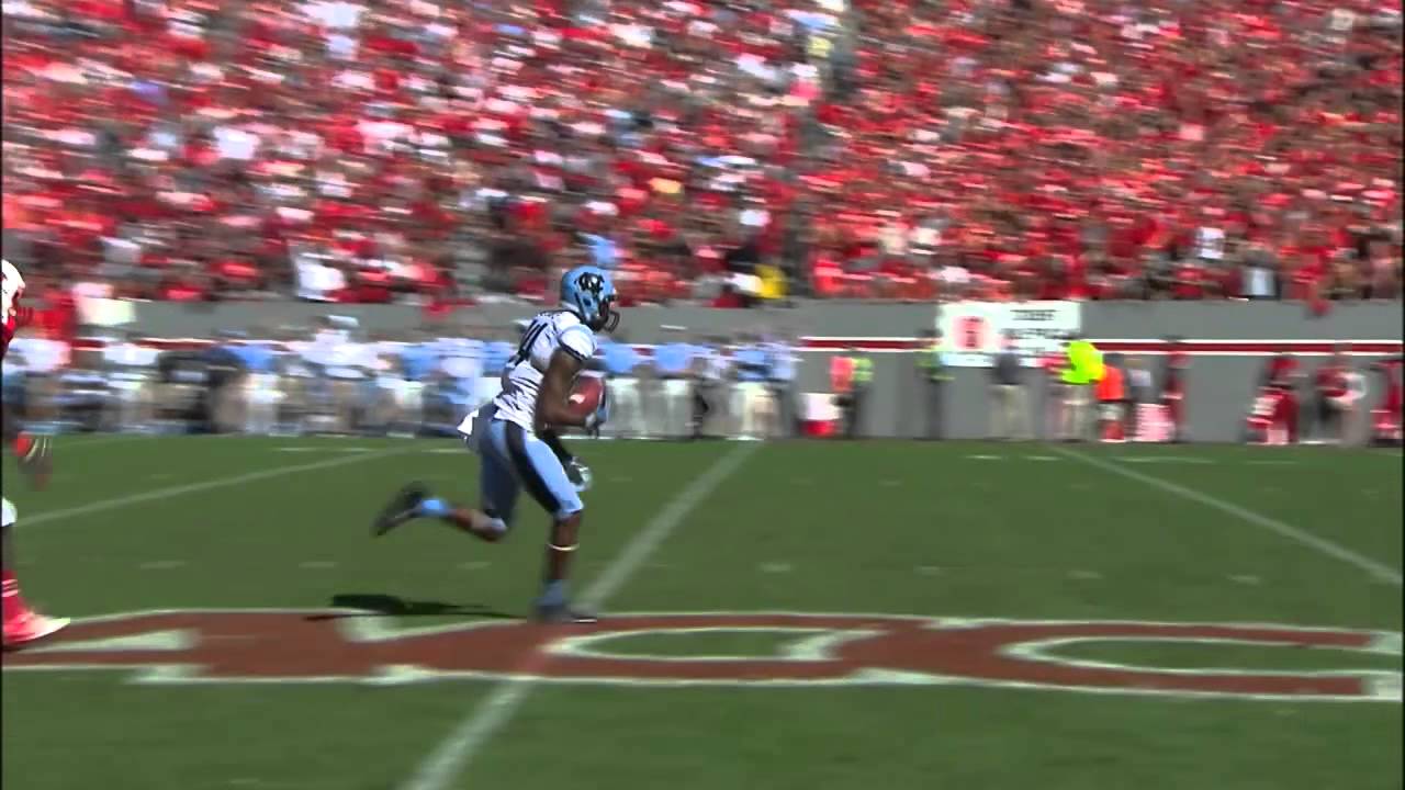 UNC Football: Ryan Switzer Freshman Highlights - YouTube