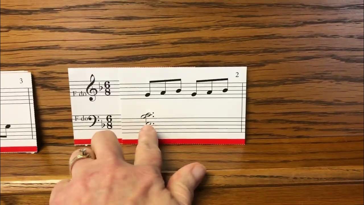 Red Border Sight Reading Cards - YouTube