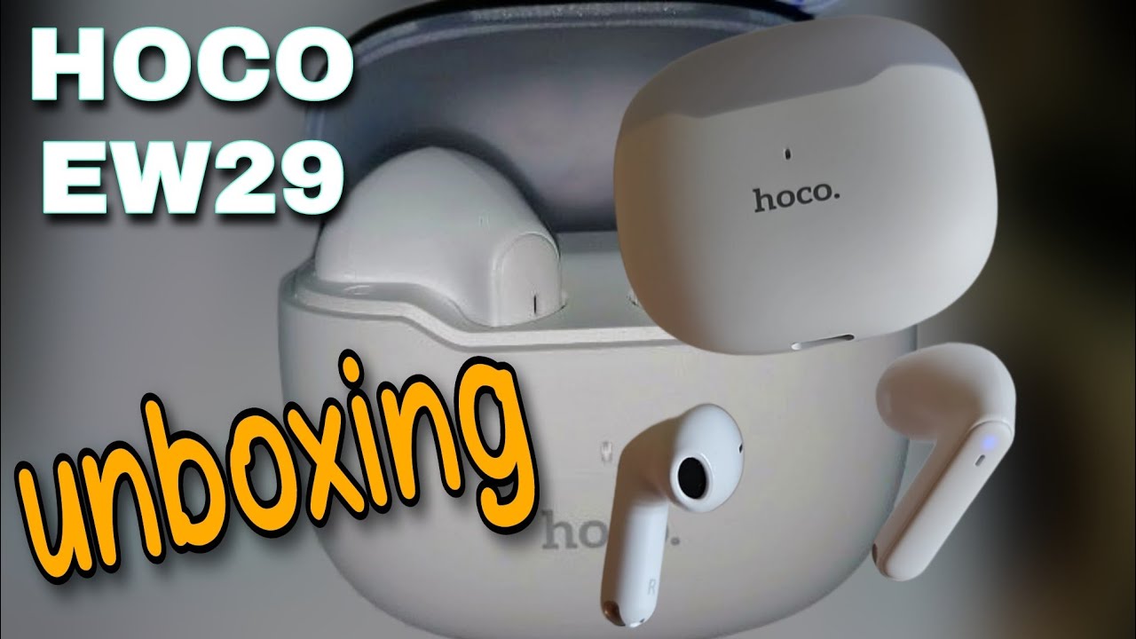 hoco ew29 earphones unboxing. high quality for cheaper price - YouTube