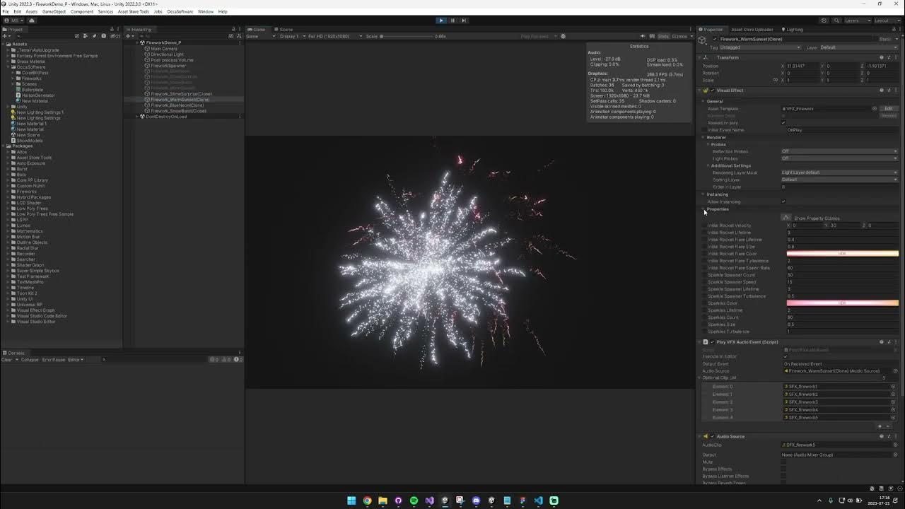 Firework VFX for Unity - YouTube