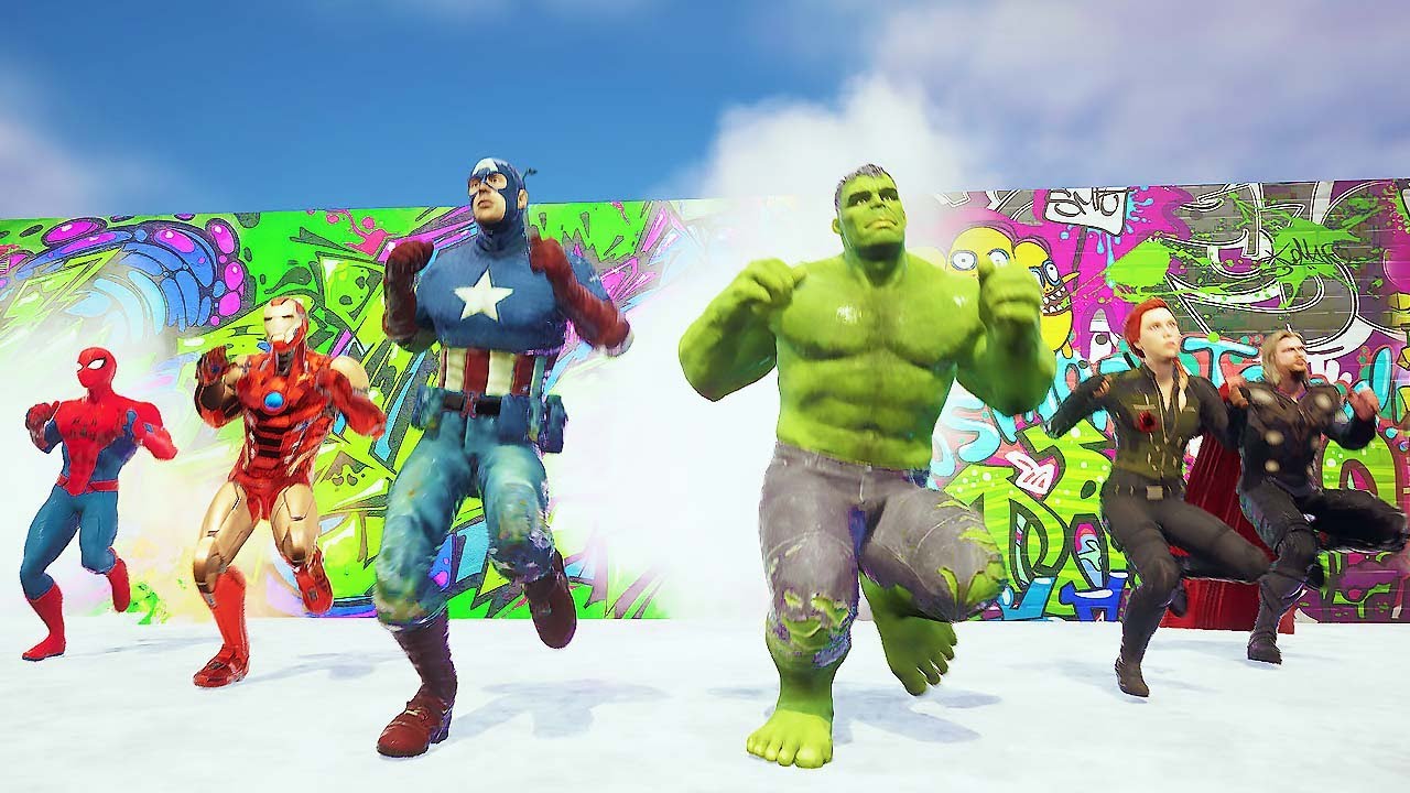 Avengers Dance Competition | Super Heroes Doing Dance | Hulk | Ironman ...