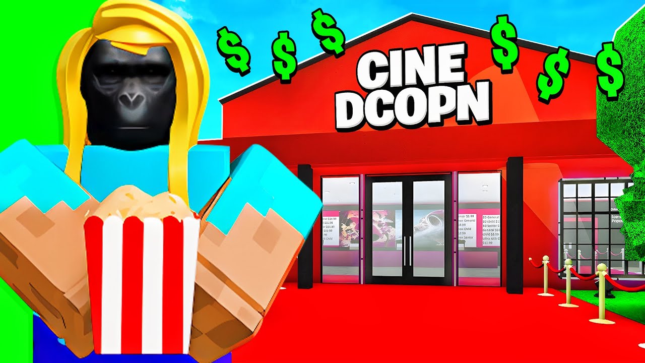 🤑 ABRÍ MI PROPIO CINE EN ROBLOX 🎞 - YouTube