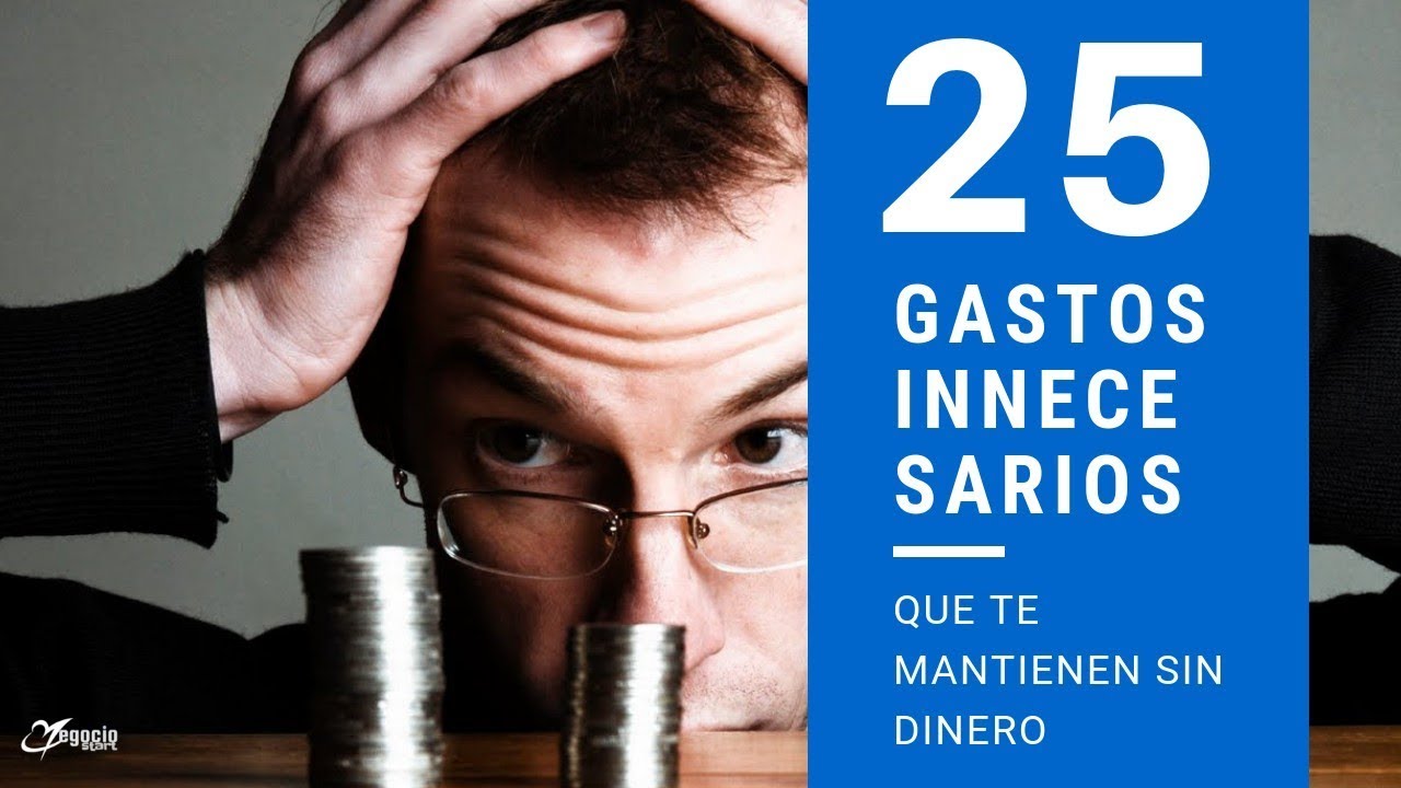 25 gastos innecesarios que te mantienen sin dinero - YouTube