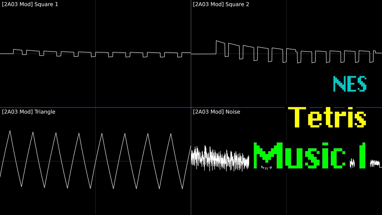 [Chip Mod] Nintendo - "Music 1" (Tetris, NES) [Oscilloscope ...