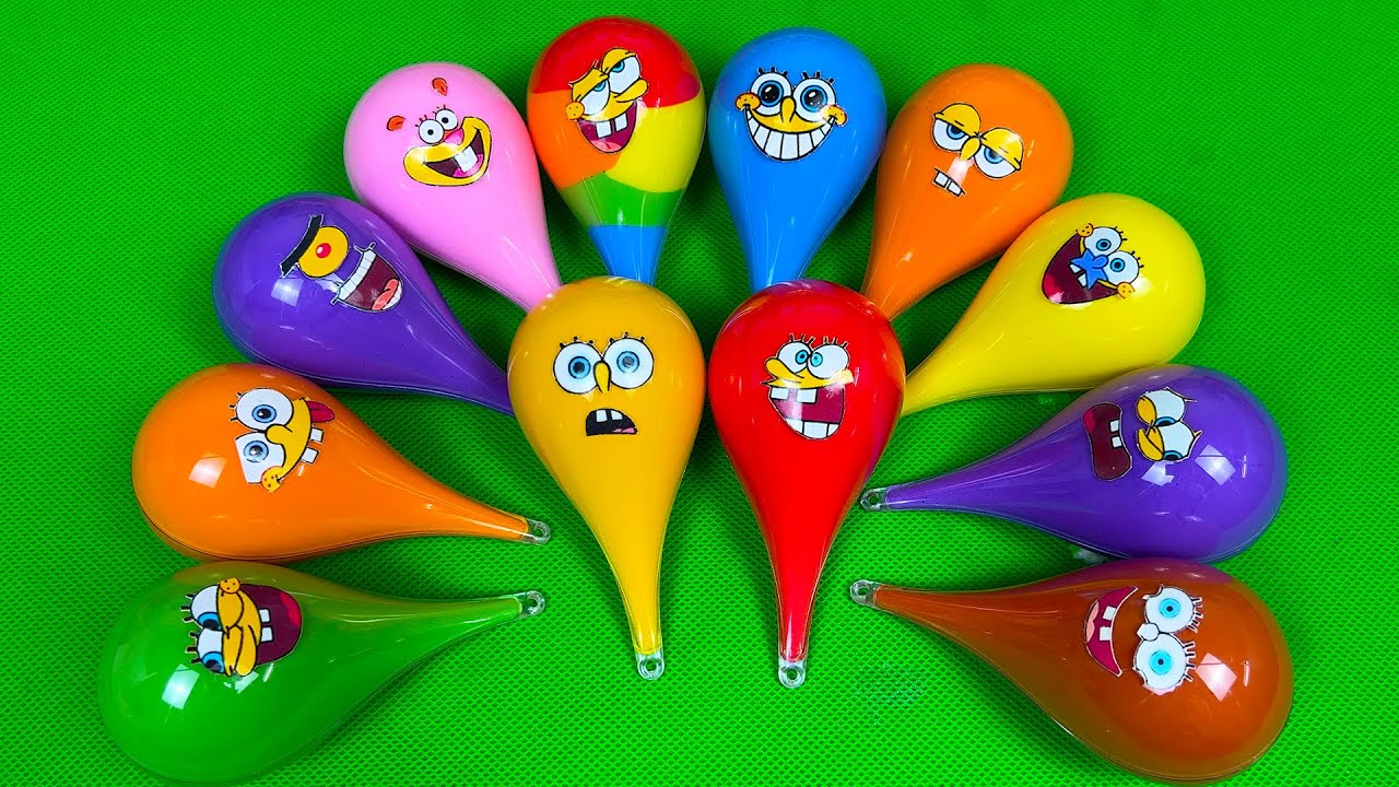 Spongebob Squarepants - Looking SLIME With SPONGEBOB vs DROPLETS ...