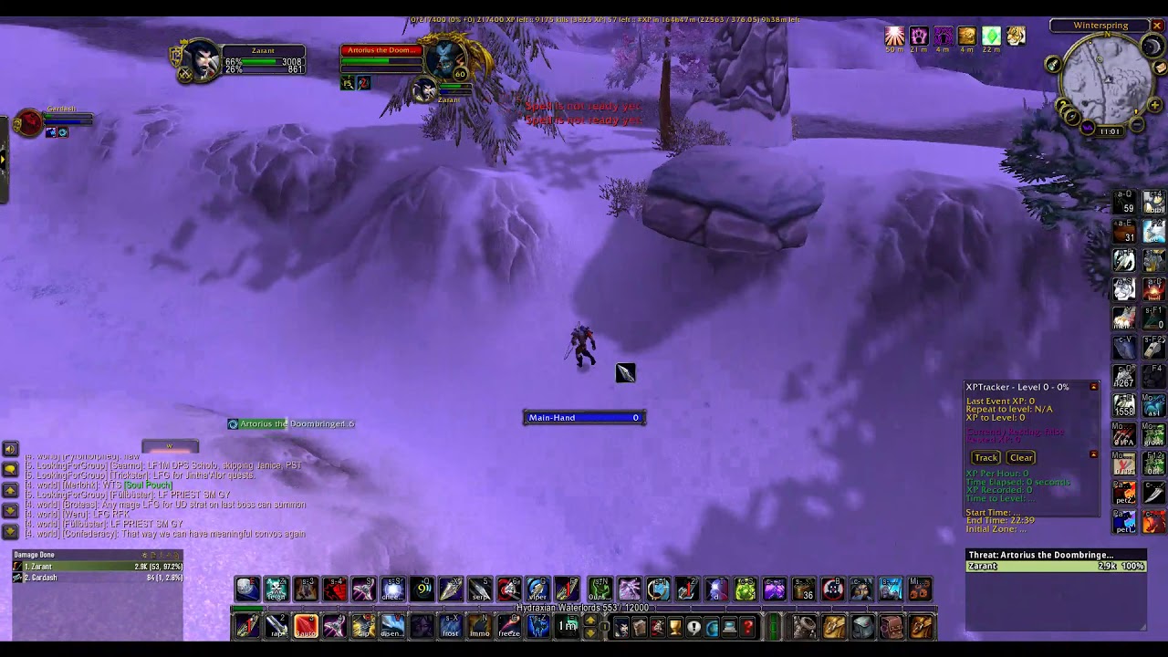 Artorius the Doombringer - Rhok'delar quest #1 - YouTube
