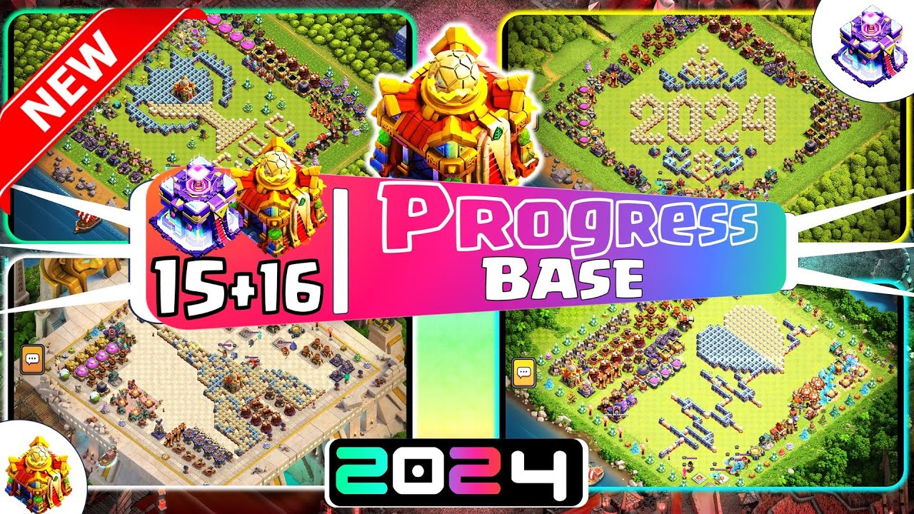 Build! TH16 FUNNY BASE LINK! TH15 Funny + Troll Base Link 2024! COC ...