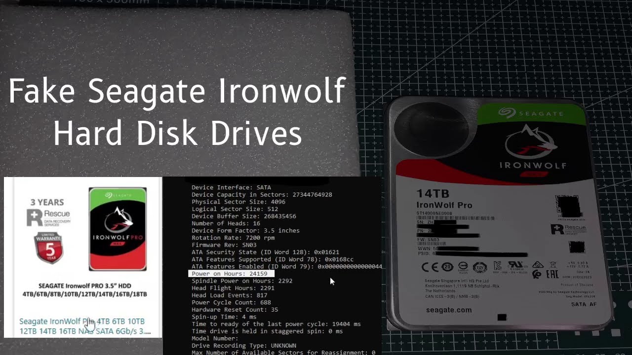 Fake Seagate Ironwolf Drive from Lazada PH - YouTube