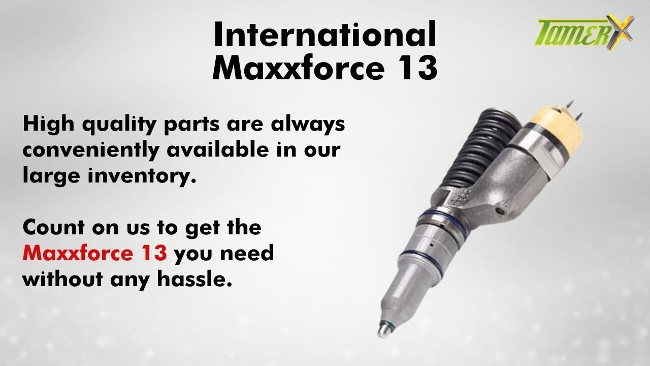 International Maxxforce 13 Injector - 2 - YouTube