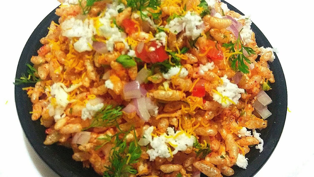 Quick Bhel/ Easy, Simple Bhel/ Churmuri Masala/ Spicy Puffed rice ...