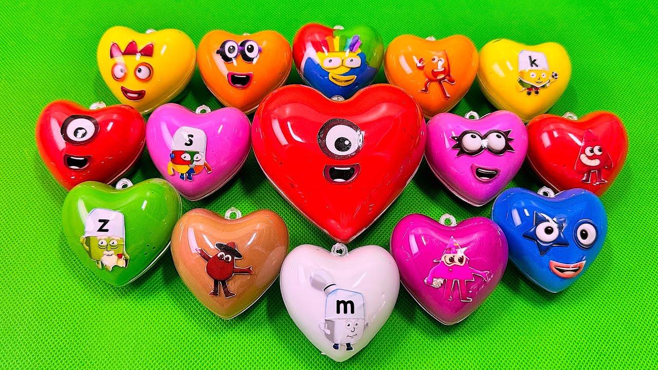 Fire Fighting Numberblocks with CLAY in Mini Hearts Coloring ...