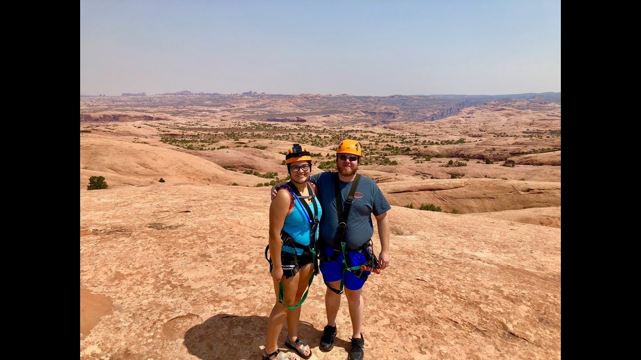 MOAB RAVEN'S RIM ZIP LINING ADVENTURE 2018 - YouTube