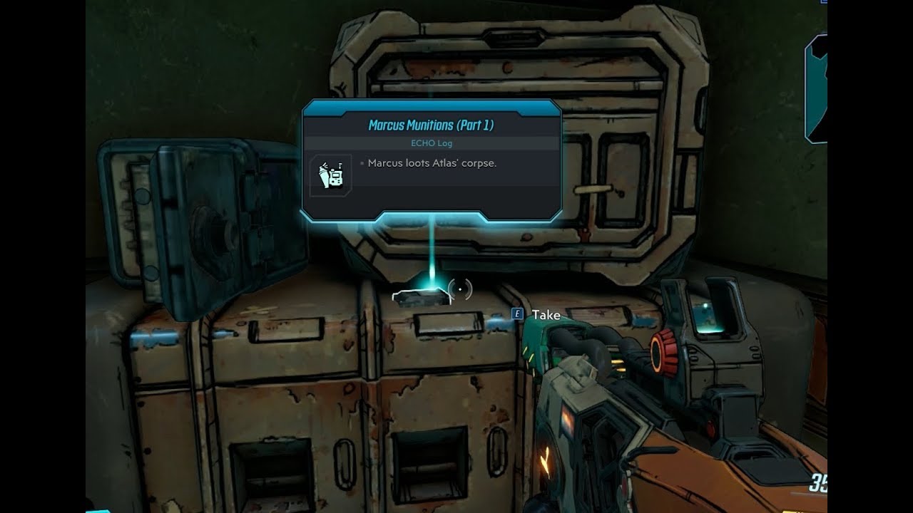 Borderlands 3 - Where to find Marcus Munitions Part 1 ECHO log ...