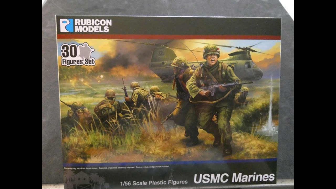 Rubicon Models 28MM USMC Vietnam Unboxing & Review Part 1 - YouTube